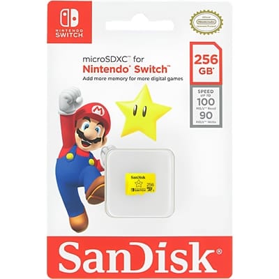 micro sd 256 Gb nintendo